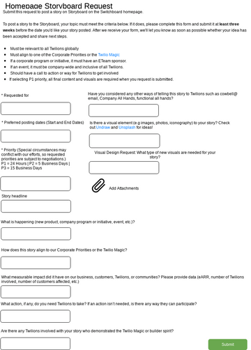 SB Storyboard Form | Visual Paradigm User-Contributed Diagrams / Designs
